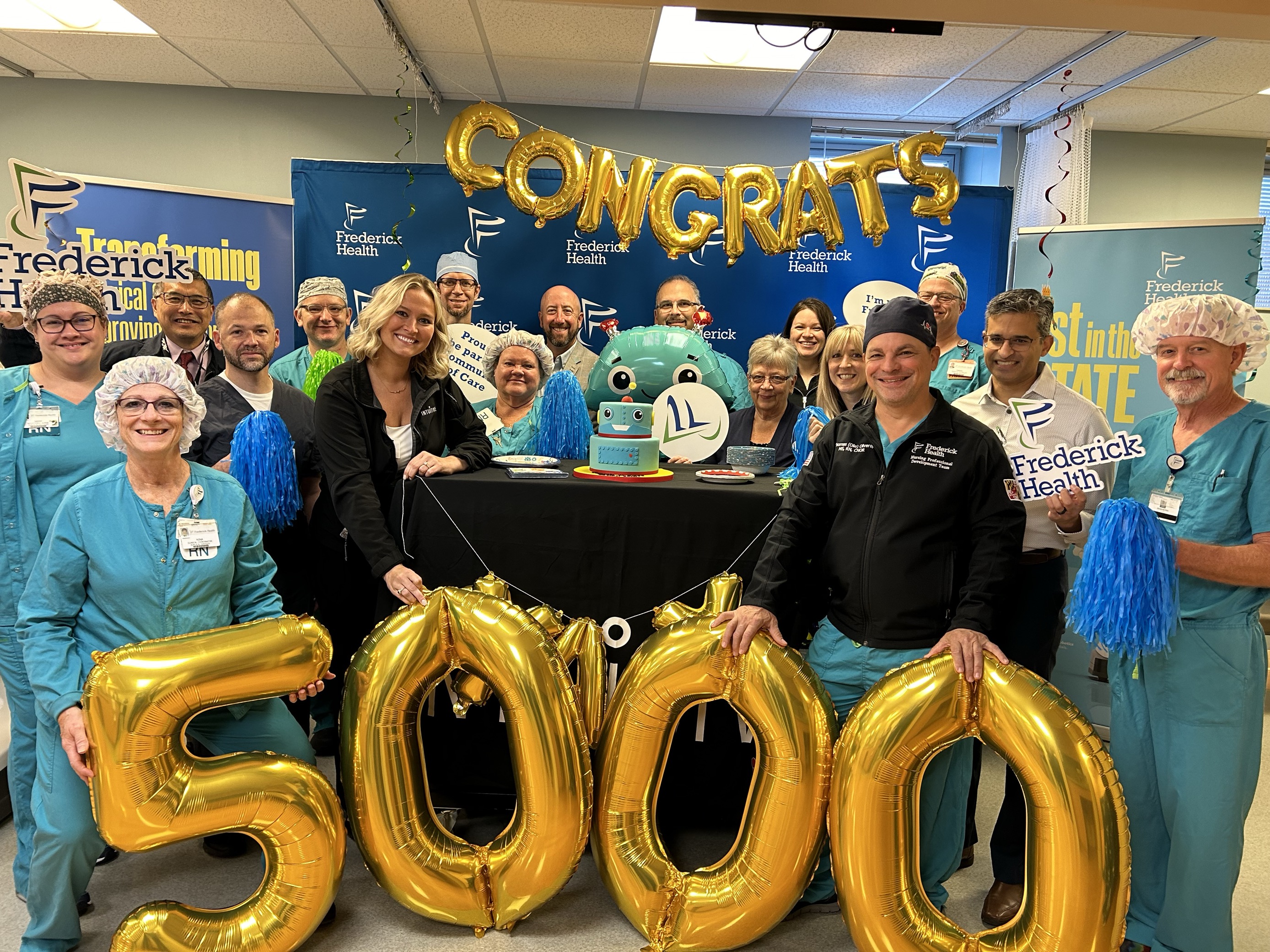 Frederick Health | 5000th Robotic-Assisted Surgery